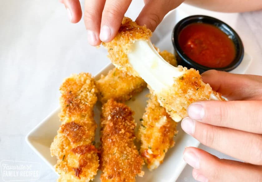 Fried Mozzarella Sticks