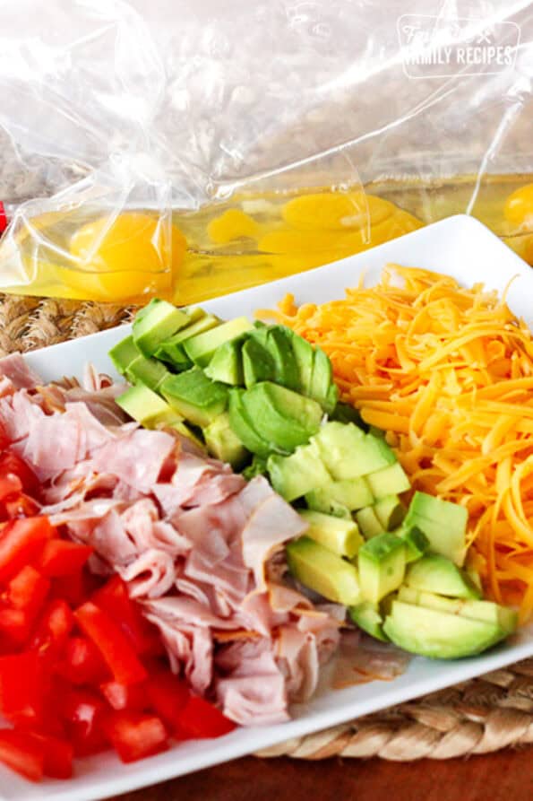 Omelette in a Bag recipe (easy camping meal or meal for a crowd)