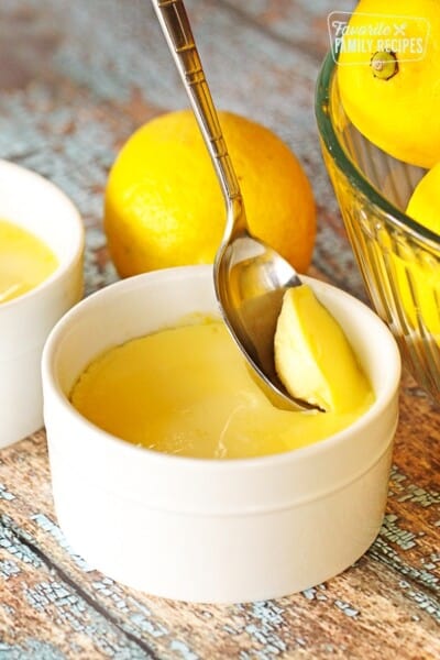 Instant Pot Lemon Custard Cups