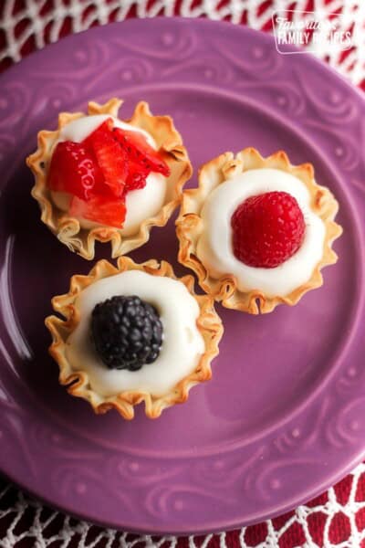 Easy Phyllo Cups with Fruit