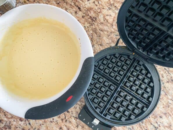Easy Homemade Waffles (with step-by-step photos)