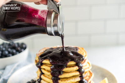 Blueberry Syrup Recipe (Made 3 Ways!)