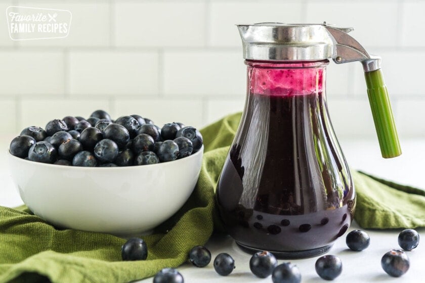 Blueberry Syrup Recipe (Made 3 Ways!)