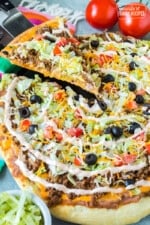 Easy Taco Pizza