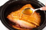 Crockpot Spiral Ham (Maple Brown Sugar Glaze)