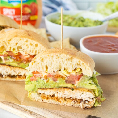 Mexican Chicken Torta
