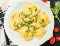 Homemade Four Cheese Ravioli