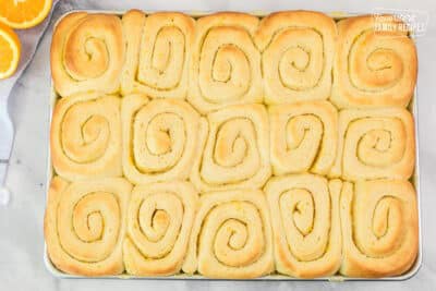 Homemade Orange Rolls