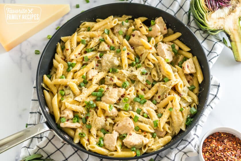 Chicken Artichoke Pasta
