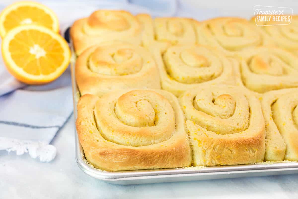 Homemade Orange Rolls