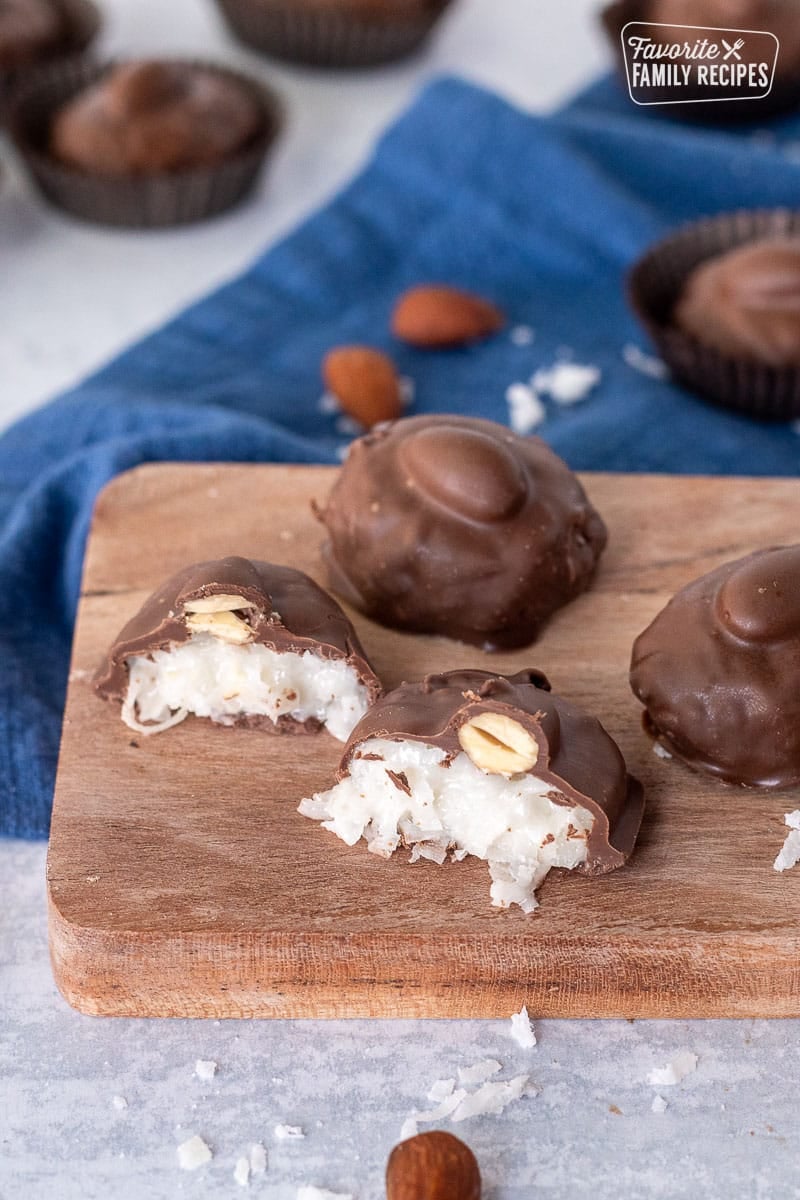 Homemade almond joy store