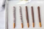 Chocolate Dipped Pretzel Rods