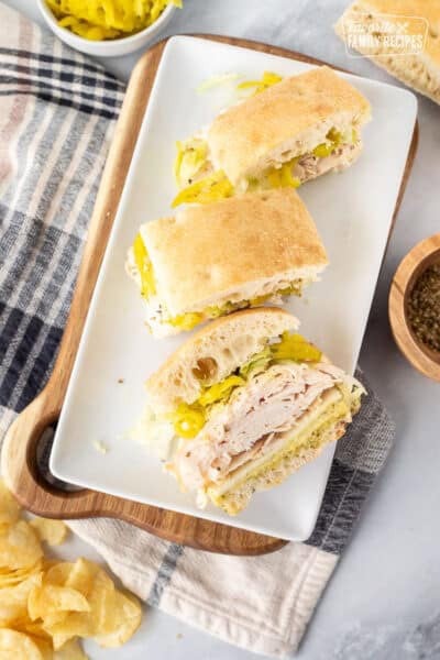 Italian Turkey Sandwich