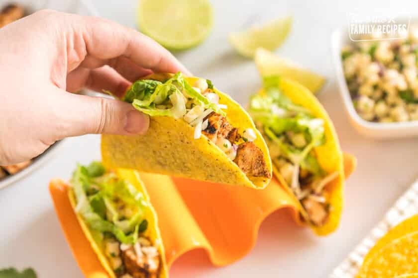 Copycat Chipotle Chicken Tacos