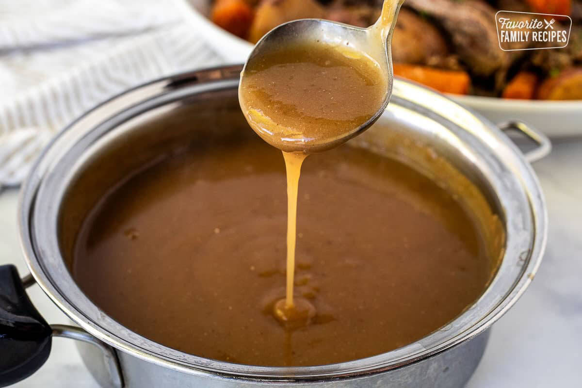 Homemade Beef Gravy with Or Without Drippings Homemade Beef Gravy with Or Without Drippings