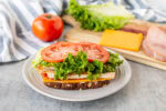 Club Sandwich on Wheat Bread