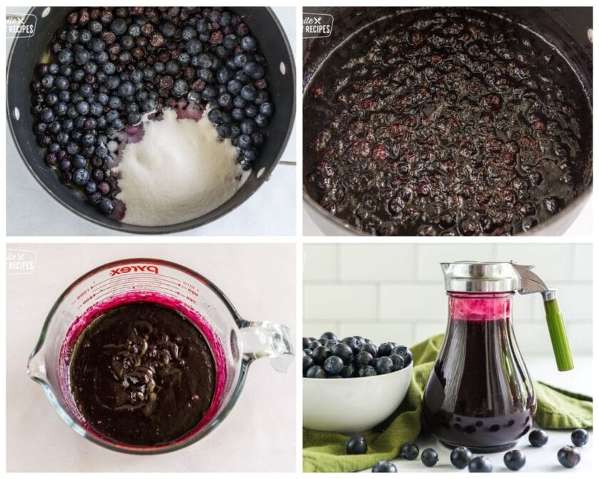 Blueberry Syrup Recipe (Made 3 Ways!)