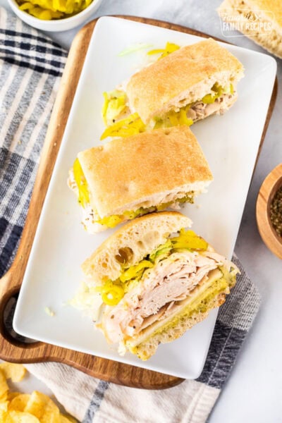 Italian Turkey Sandwich