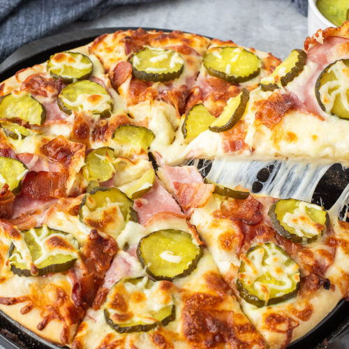 The BEST Pickle Pizza