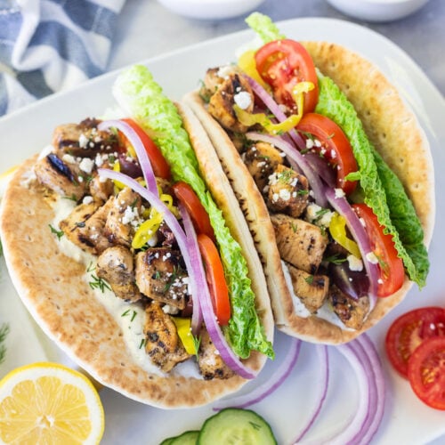 Greek Chicken Gyros