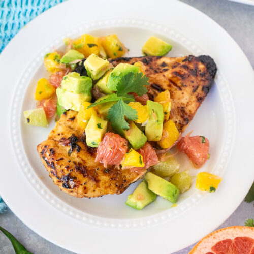 Citrus Chicken with Citrus Avocado Salsa