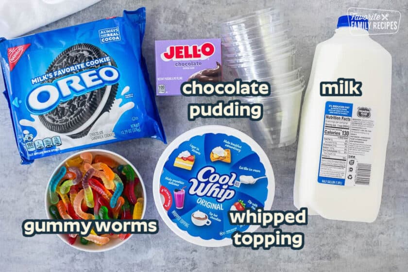 Easy Dirt Cups Recipe