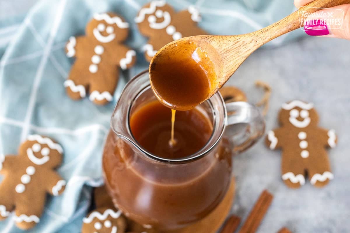 Gingerbread Syrup for Pancakes and Waffles