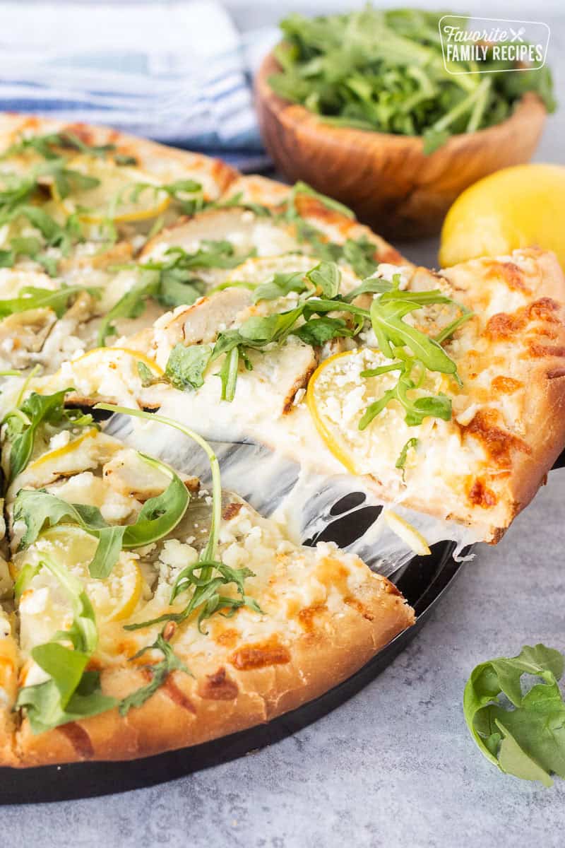 Lemon Chicken Pizza
