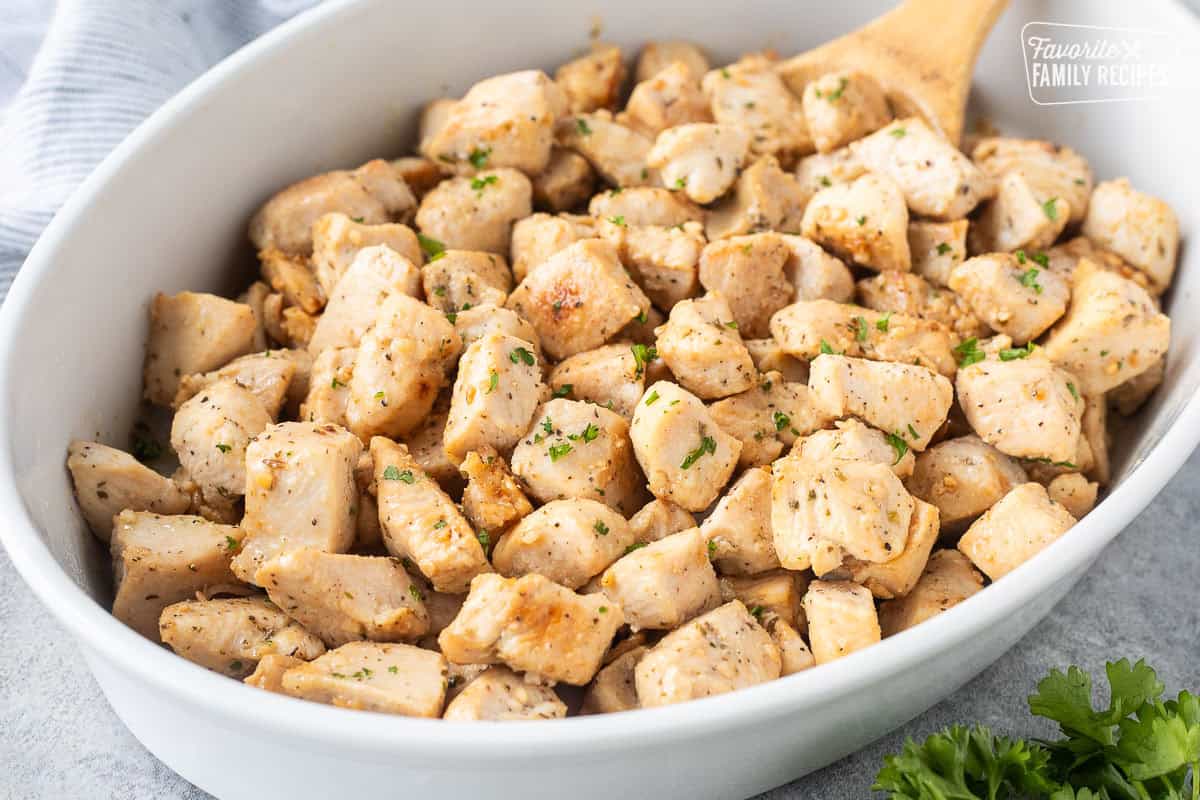Seasoned Diced Chicken
